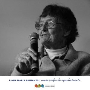 À Ana Maria Primavesi: nosso profundo agradecimento | ABA Agroecologia